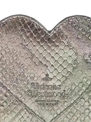 VIVIENNE WESTWOOD Snake-effect Heart-shaped Card Holder