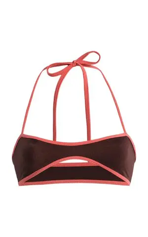 Ay Que Calor Exclusive La Isla Ines Bikini Top - Brown