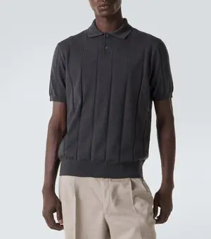 Canali Virgin Wool Polo Sweater