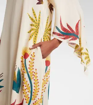 Etro Printed Maxi Dress - White