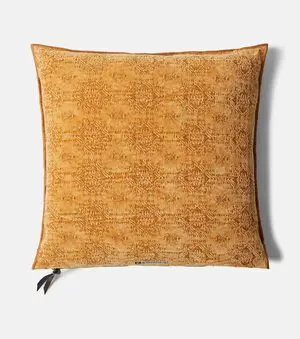 Maison De Vacances Cotton-blend Cushion - Orange