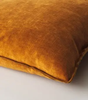 Maison De Vacances Leather-trimmed Cushion