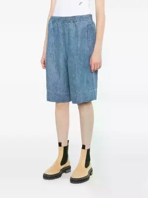 LESS Panelled Linen Shorts