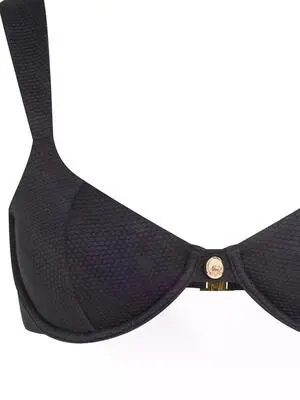 Karl Lagerfeld Hotel Underwired Bikini Top - Black
