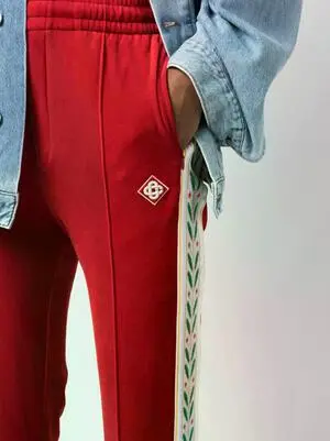 Casablanca Logo-patch Striped Track Pants