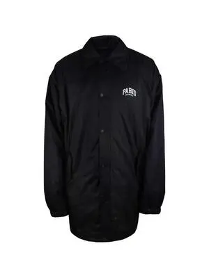 Balenciaga Logo Print Shirt Jacket