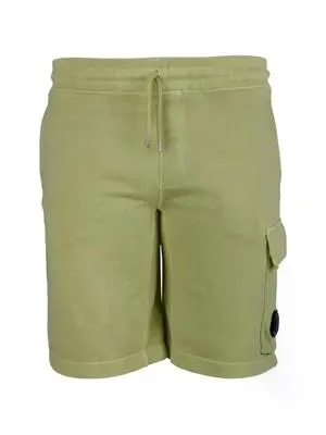 C.P. COMPANY Cargo Shorts With Lens Detail - Green
