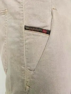 DIESEL® Beige Cotton Blend Cargo Shorts