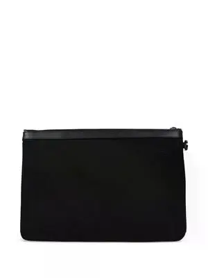 JIMMY CHOO Derek Logo Clutch Bag - Black