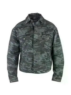 Balenciaga Camouflage Denim Jacket