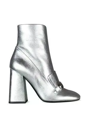 Burberry Brabant Metallic Leather Boots