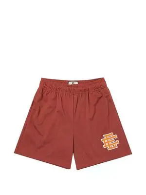 ERIC EMANUEL Mesh Logo Print Shorts - Red