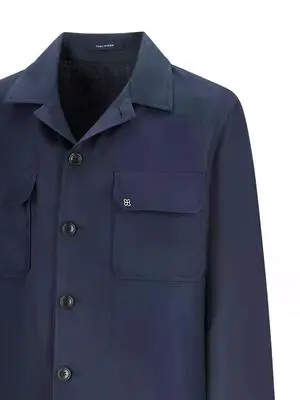 Tagliatore Flap-pocket Button-up Shirt Jacket
