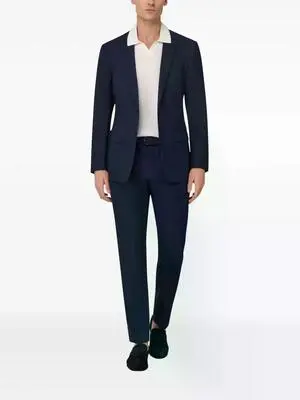 Boggi Milano Pinstripe Flap Pocket Suit