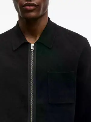 Samsøe Samsøe Zip-up Cardigan With Classic Collar - Black