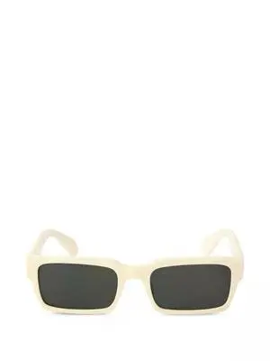 Off-White Huntington Rectangle Frame Sunglasses - Neutrals