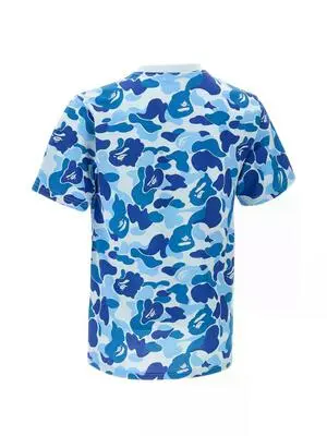 A BATHING APE Abc Camo College T-shirt
