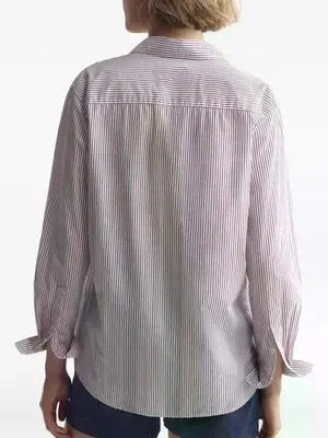 NILI LOTAN Raphael Striped Cotton Shirt