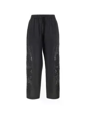 Boss Black Wash Pants For Women