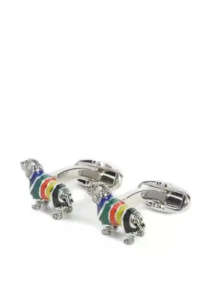 Paul Smith Dog In Jumper Logo-embossed Cufflinks