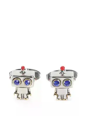 Paul Smith Robot-motif Cufflinks - Silver