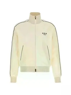 TATRAS Cream Side-stripe Track Jacket