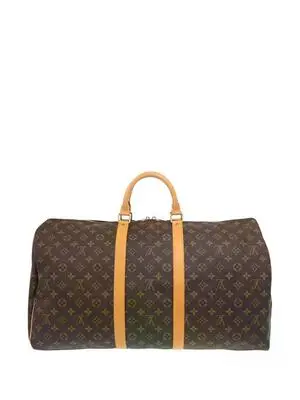LOUIS VUITTON Monogram Keepall 55 Travel Bag