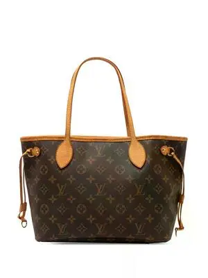LOUIS VUITTON 2008 Monogram Neverfull Pm Tote Bag - Brown
