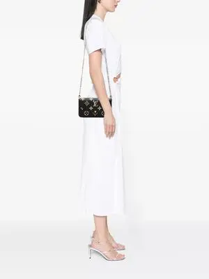 LOUIS VUITTON Louis Vuitton 2021 Monogram Empreinte Pochette Felicie Crossbody Bag Black