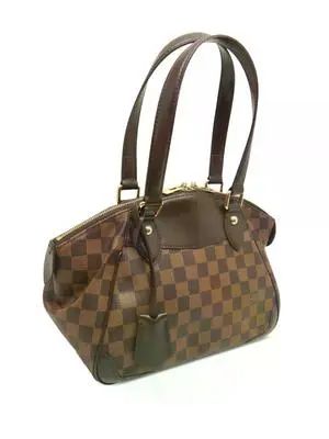 LOUIS VUITTON Damier Ebene Verona Pm Satchel - Brown