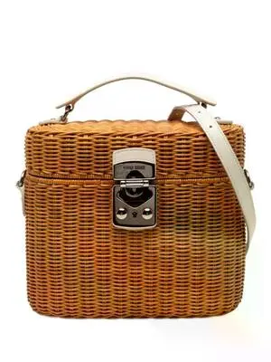Miu Miu Wicker Top Handle Satchel