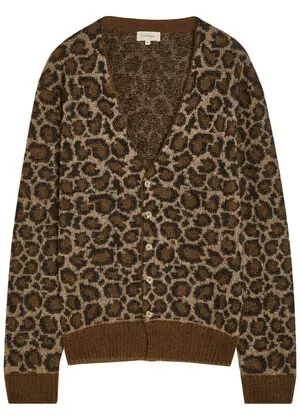 SECOND / LAYER Chevy Intarsia Mohair-blend Cardigan