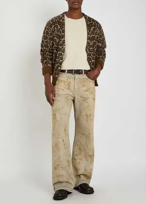SECOND / LAYER Chevy Intarsia Mohair-blend Cardigan