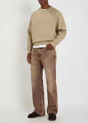 AMI Paris Logo Cotton Sweatshirt