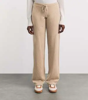 WILLIAM SHARP Cashmere Crystal-embellished Sweatpants
