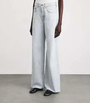 ANINE BING Lewis Wide-leg Jeans - Blue