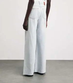 ANINE BING Lewis Wide-leg Jeans - Blue