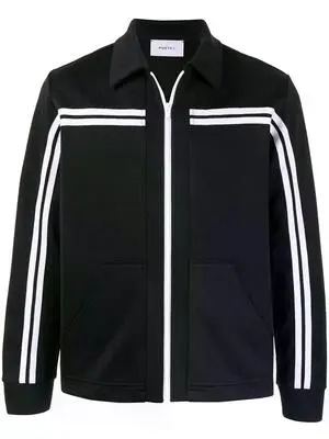PORTS V Logo Print Bomber Jacket