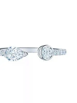 Kwiat 18kt White Gold Diamond Open Ring