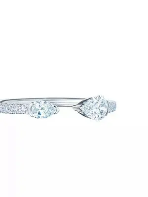 Kwiat 18kt White Gold Diamond Open Ring