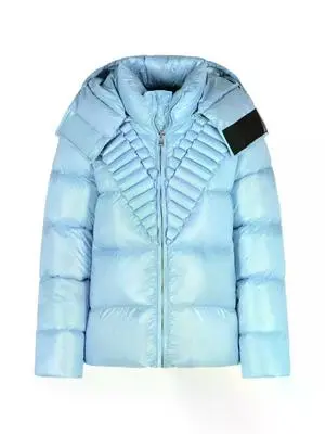 RAXXY Embossed Pattern Hooded Jacket
