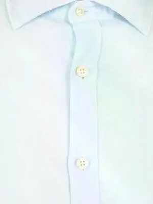 Al Duca D'aosta Spread-collar Linen Shirt - Blue