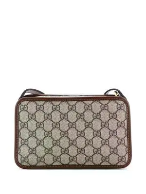 Gucci Gg Coated Canvas Mini Camera Crossbody Bag
