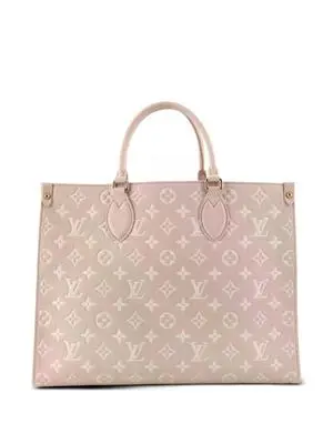 LOUIS VUITTON Monogram Empreinte Leather Mm Tote Bag