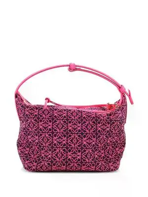 Loewe Cubi Anagram Jacquard Small Hobo Bag - Pink
