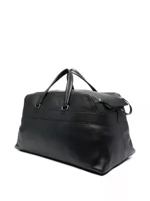 Orciani Micron Grained Leather Duffle Bag