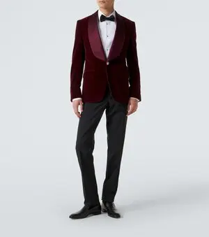 Dolce & Gabbana Wool And Silk-blend Tuxedo Pants