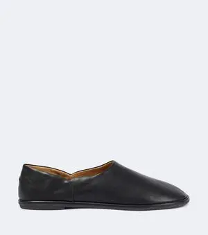 THE ROW Canal Slip-on Leather Shoes
