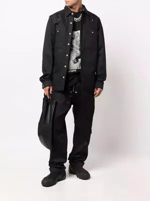 Rick Owens Cotton Shirt Jacket