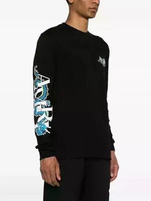 Amiri Dragon-print Cotton T-shirt - Black